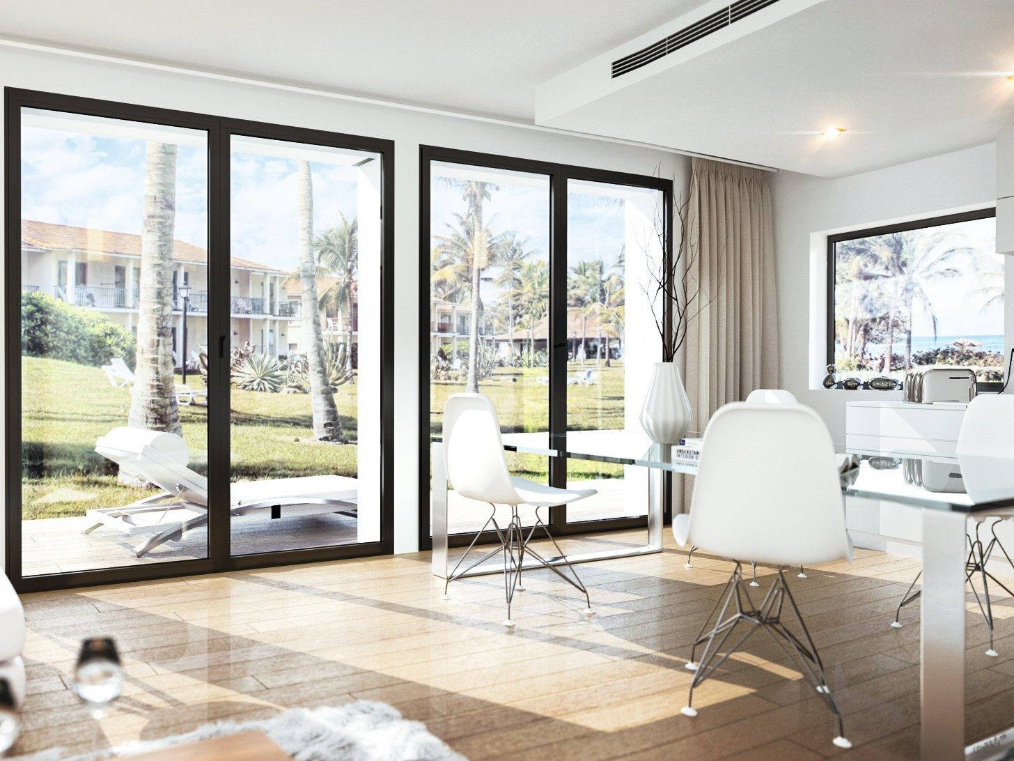Aluminium thermal break window Schüco AWS 50 By Schüco