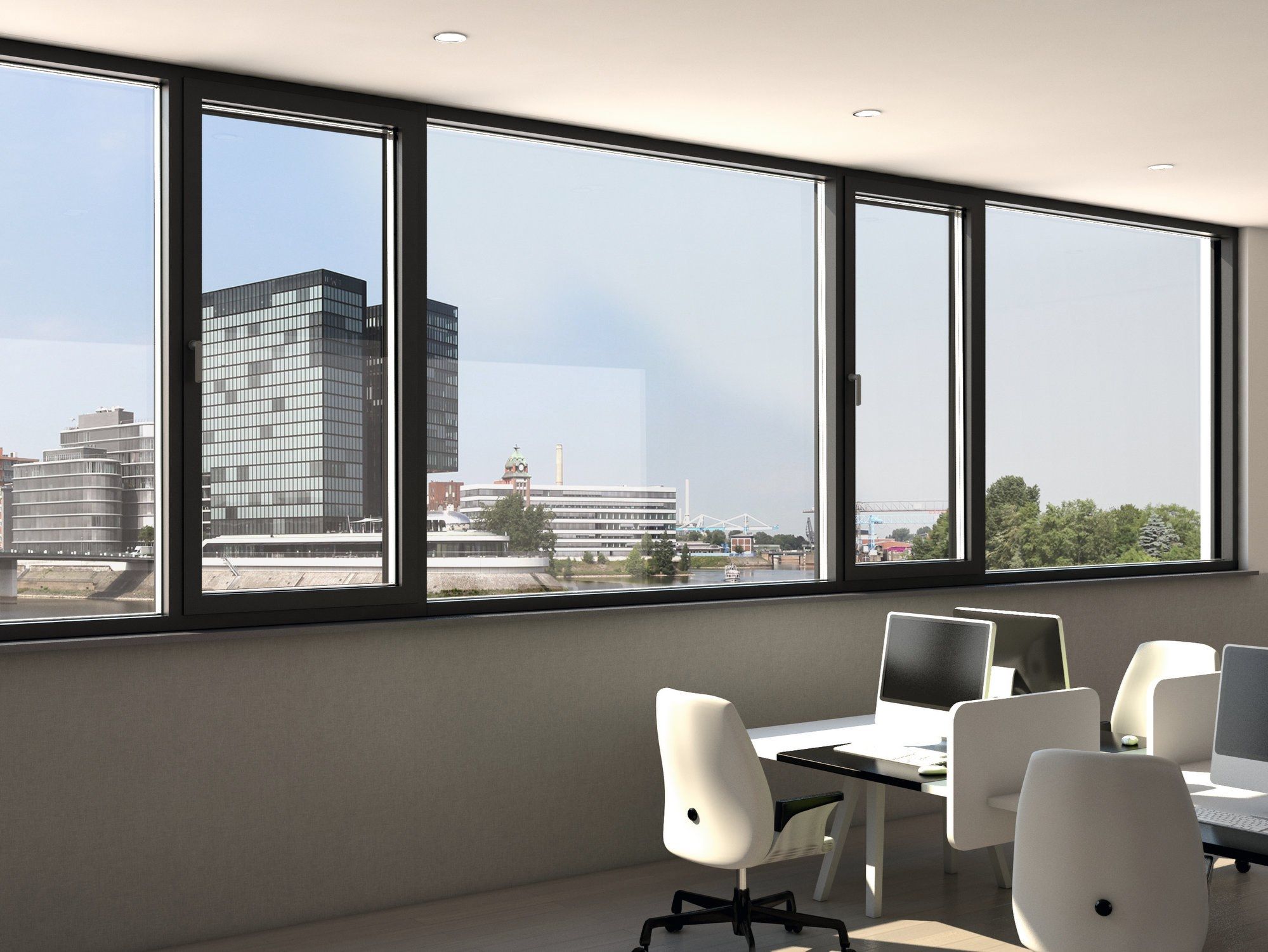 Aluminium thermal break window Schüco AWS 90.SI+ By Schüco