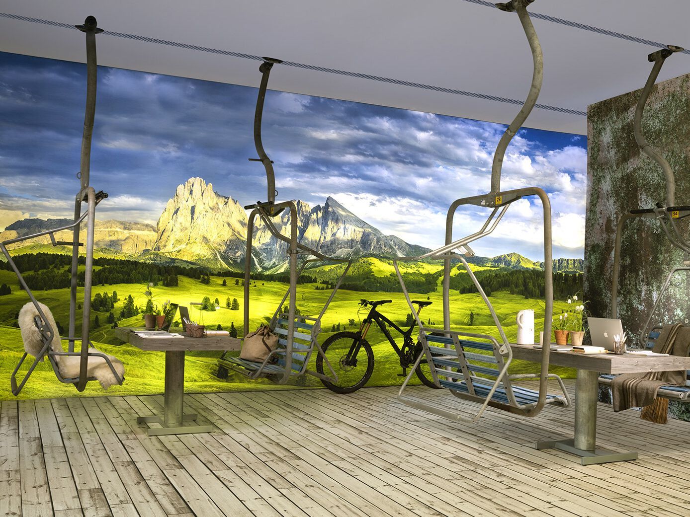 LED LIGHTBOXX WALL Parete divisoria By Schallsauger