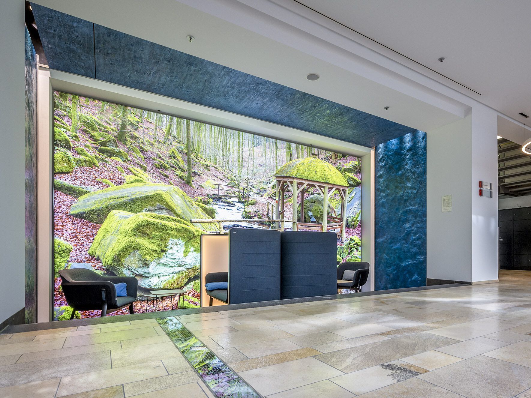 LED LIGHTBOXX WALL Partition wall By Schallsauger