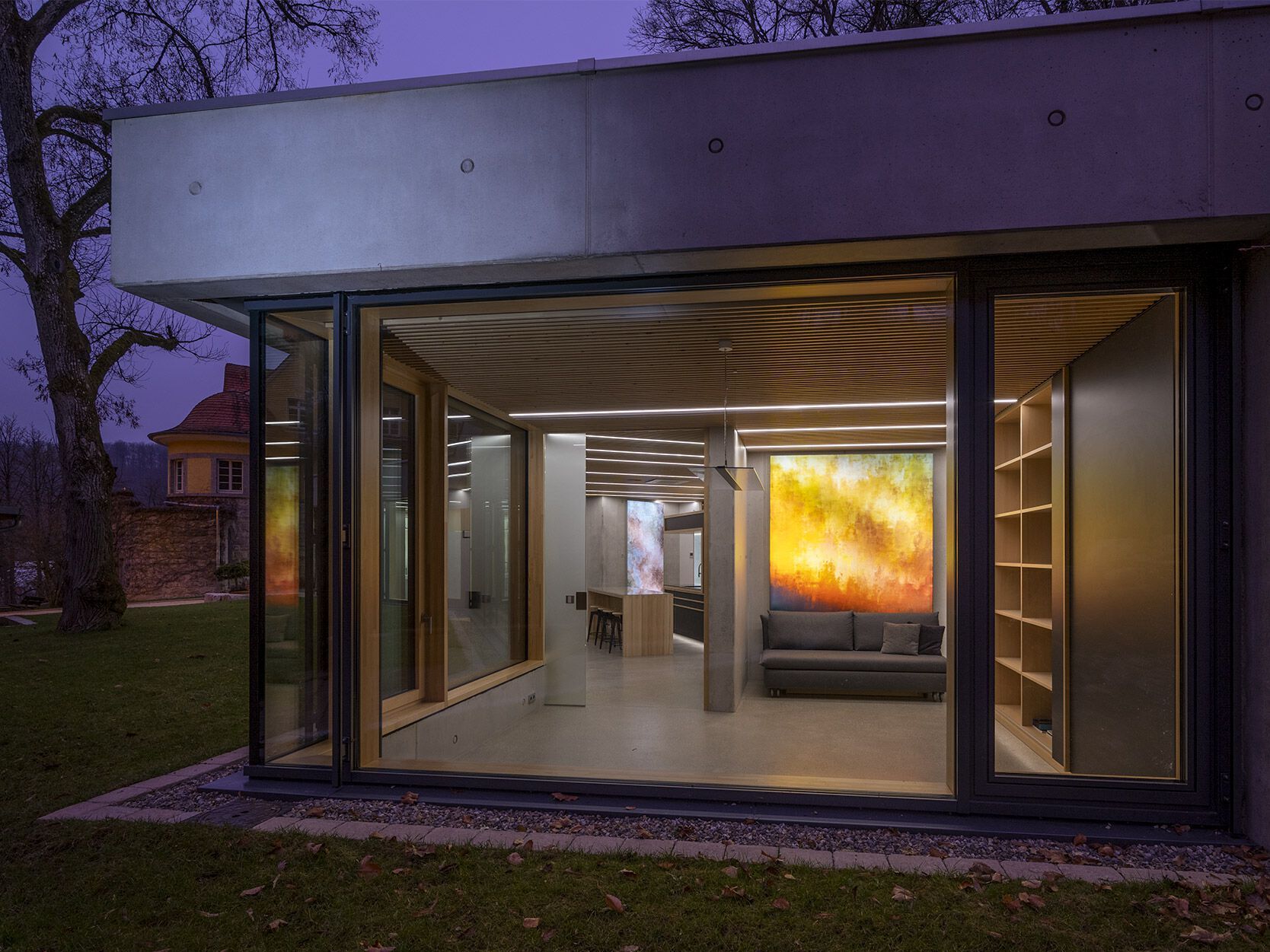 LED LIGHTBOXX WALL Parete divisoria By Schallsauger