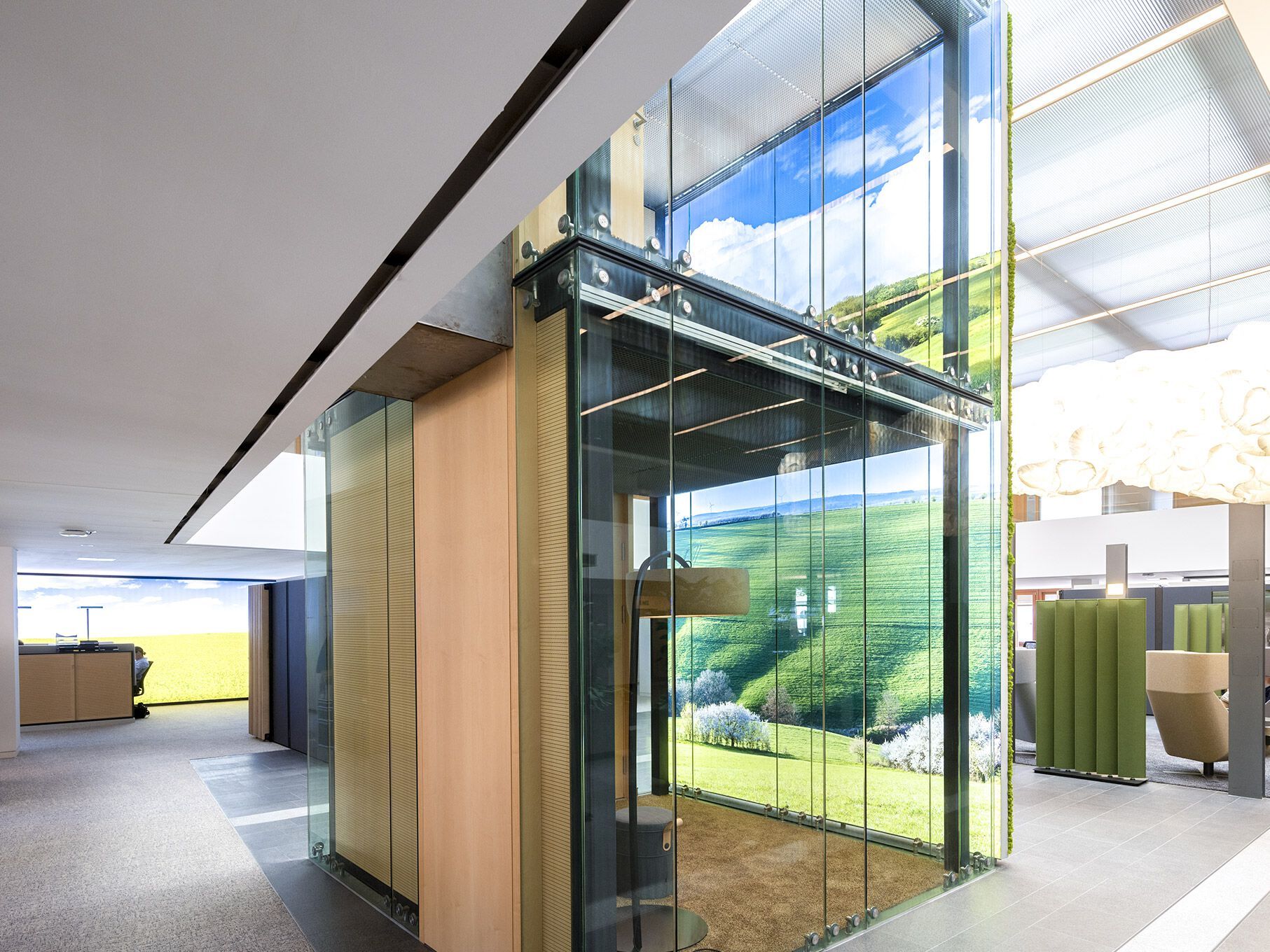 LED LIGHTBOXX WALL Parete divisoria By Schallsauger