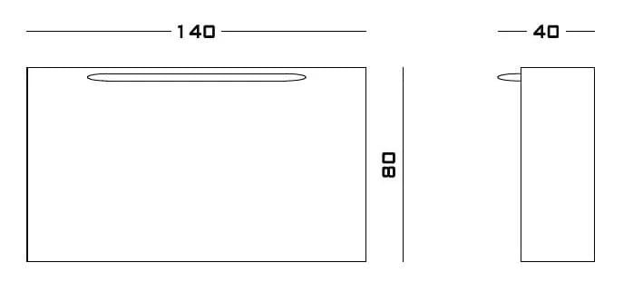 TANGENT Metal console table By Secolo | design Artefatto