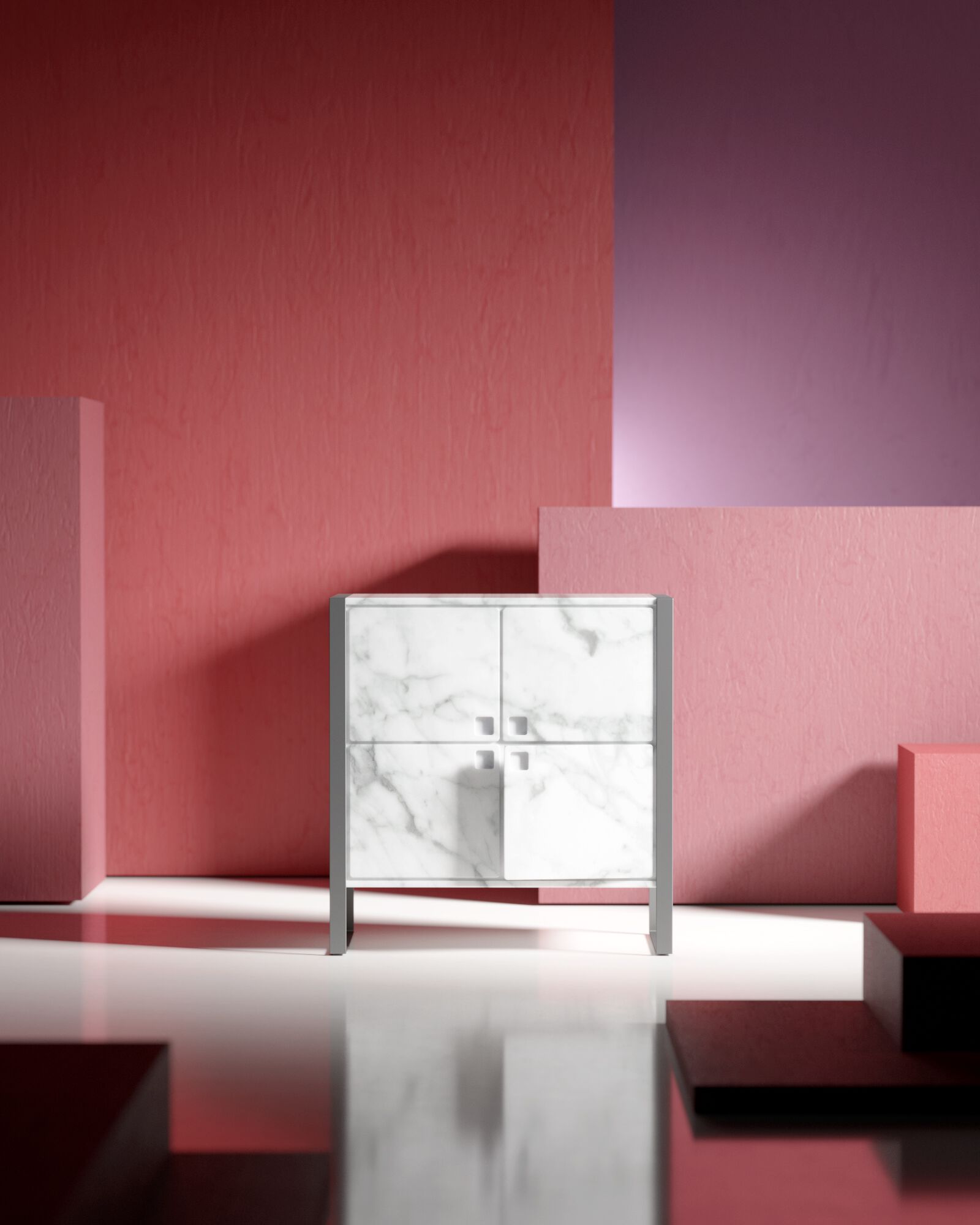AIDA Marble cabinet By Serafini