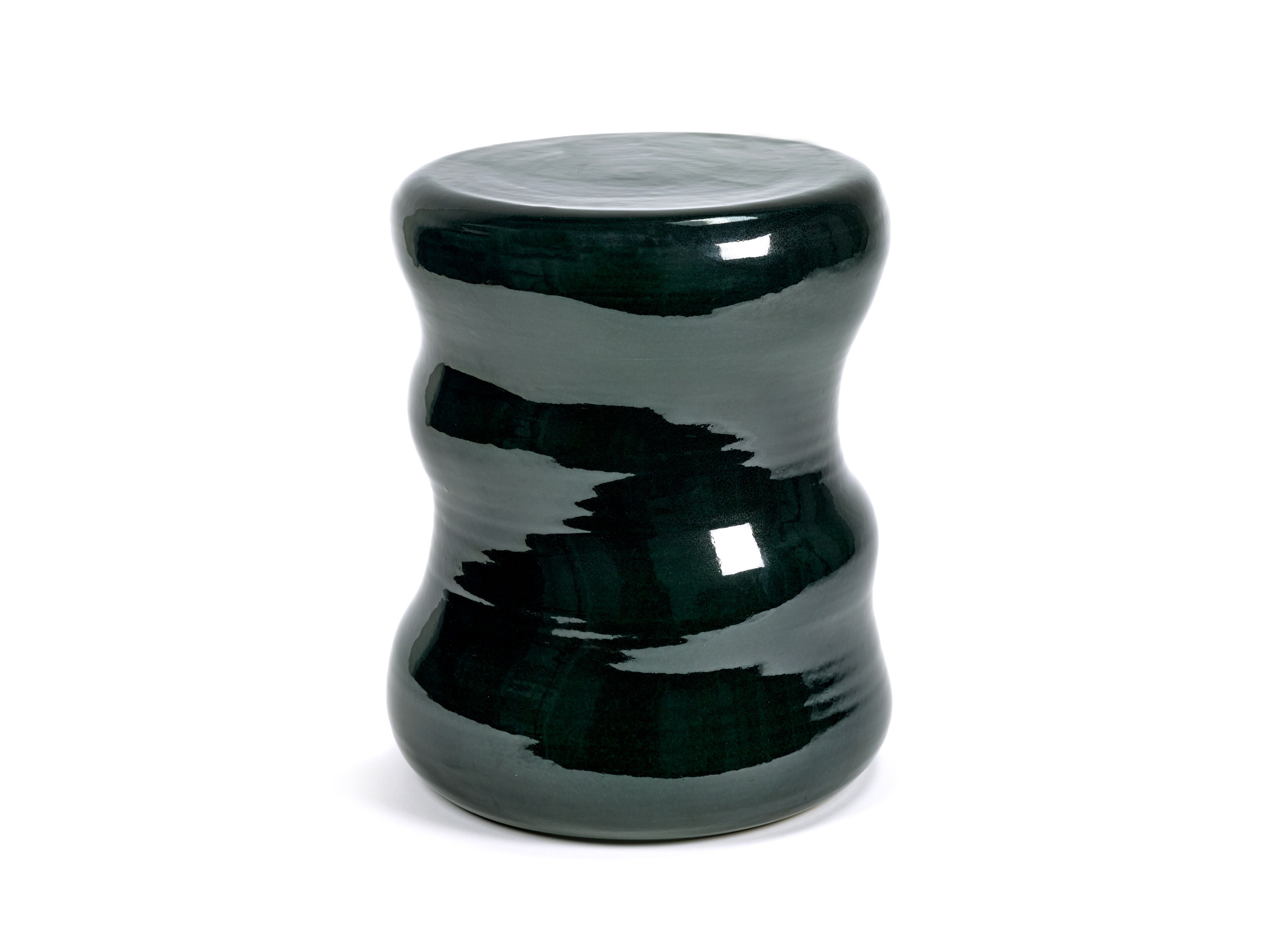 ORGANIC STOOL / SIDE TABLE PAWN Glazed stoneware coffee table / stool ...