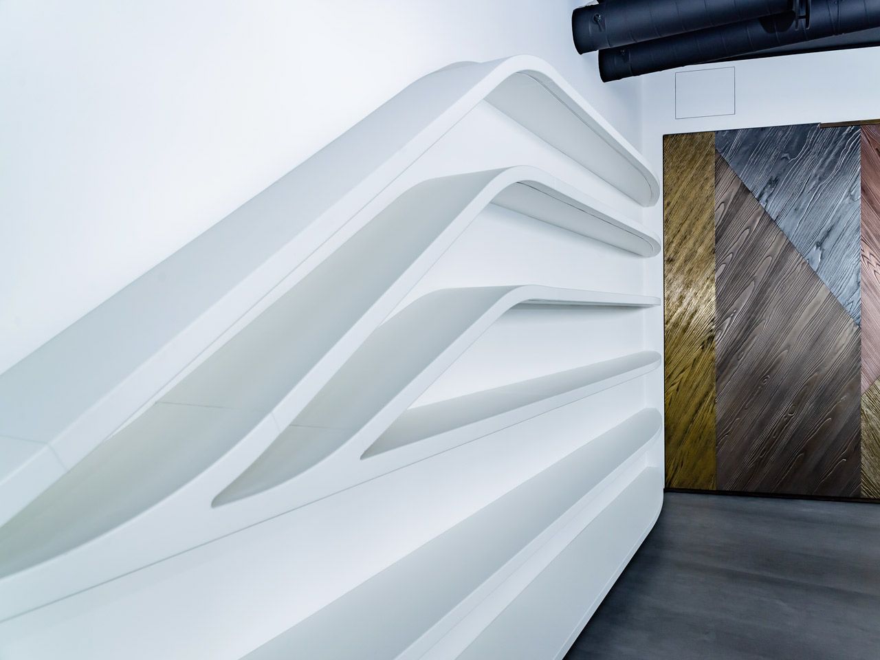 Wooden office shelving SHELVES By Tis