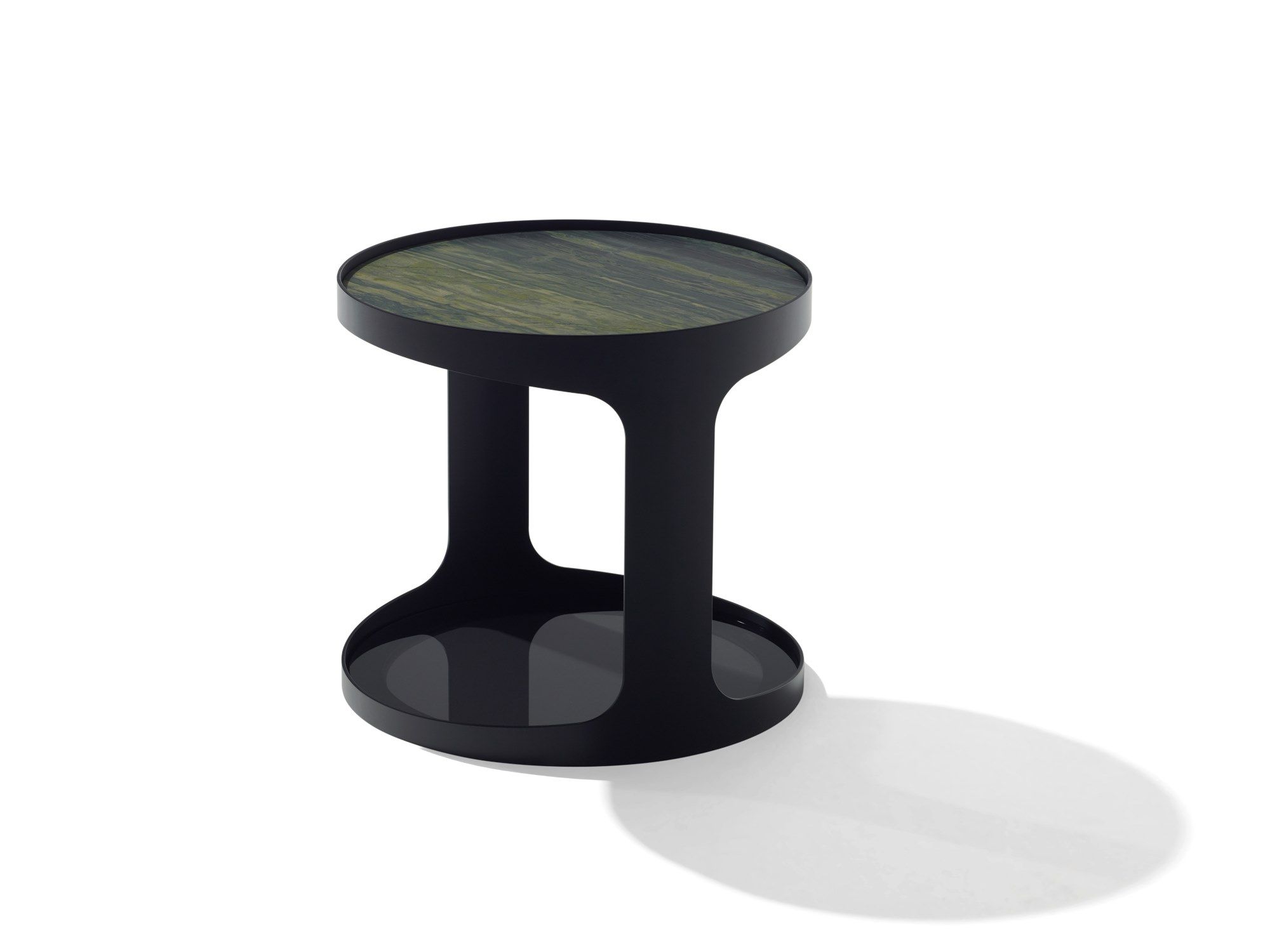 COLIN Round metal side table By Draenert | design Stephan Veit