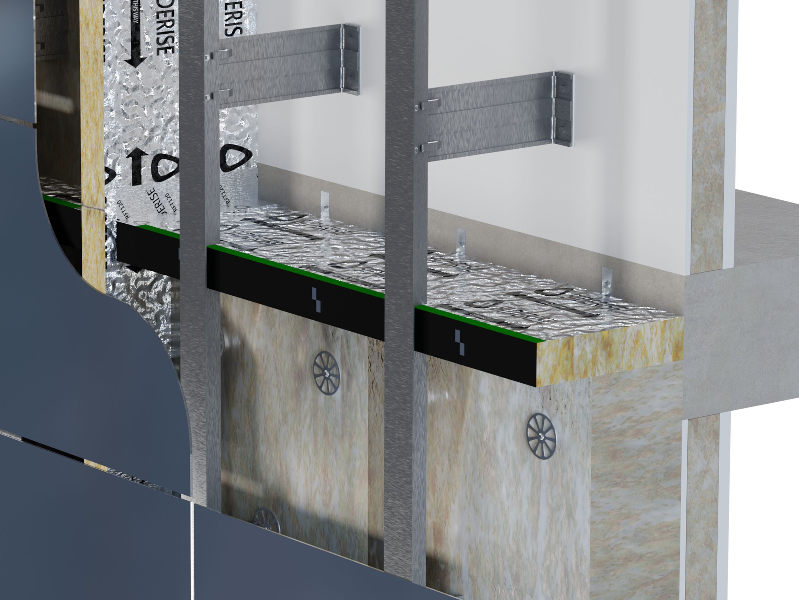 RH HORIZONTAL CAVITY BARRIER Fire stop panel for external cladding By ...