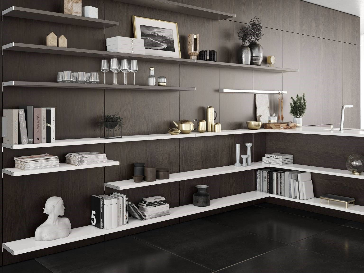 SieMatic PURE - SE 4004 / 5005 Kitchen with peninsula By SieMatic