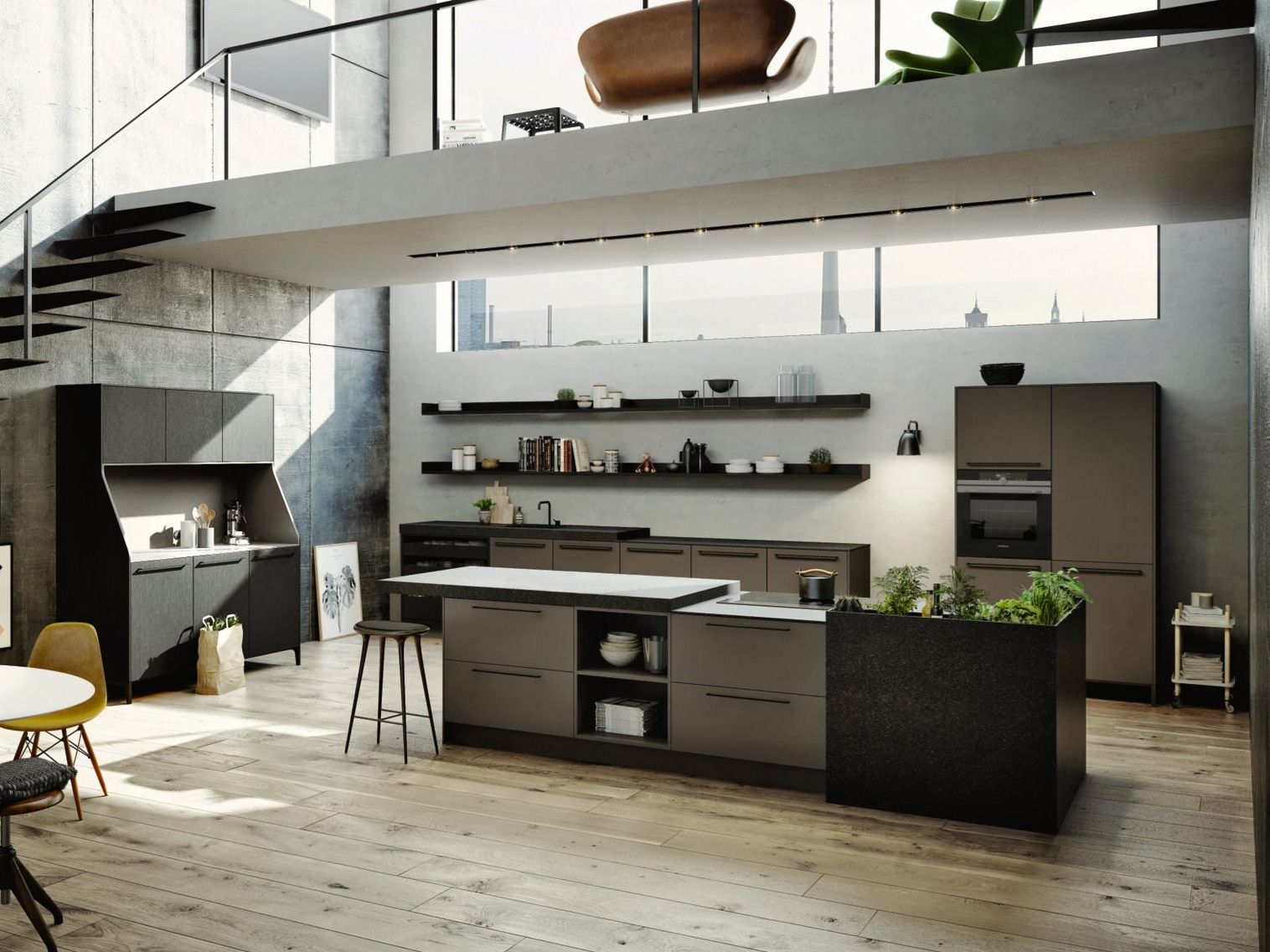 Kitchen SieMatic URBAN 29 SE 8008 LM / SE 4004 E By SieMatic design Kinzo