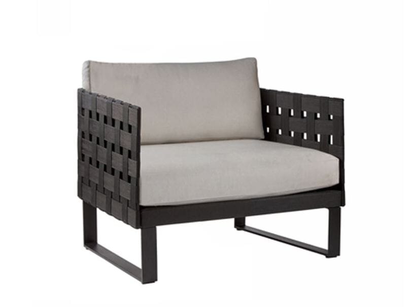 KOMFY BLACK Garden armchair By Sifas