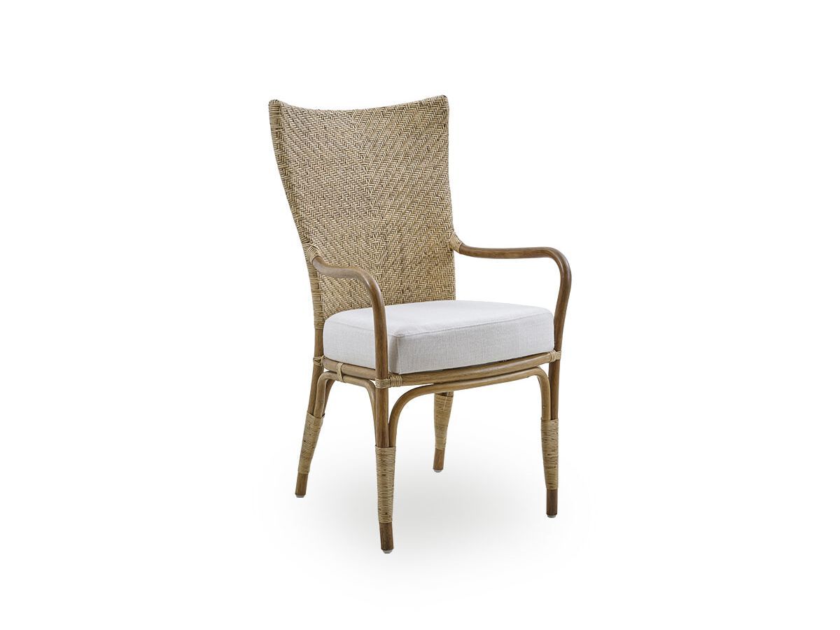 MELODY Rattan chair with armrests By Sika Design