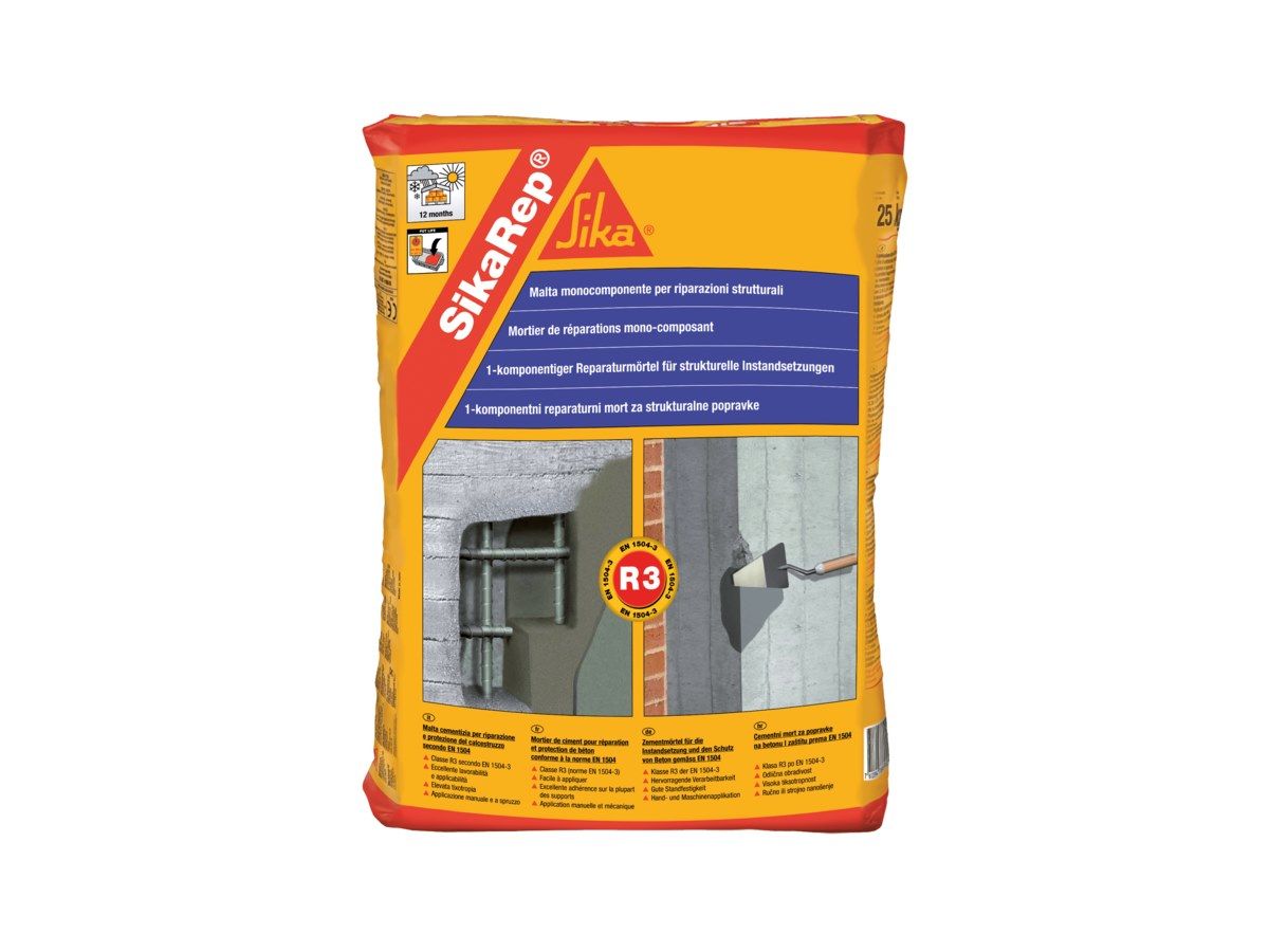 SikaRep® One-component mortar for structural restoration By SIKA ITALIA