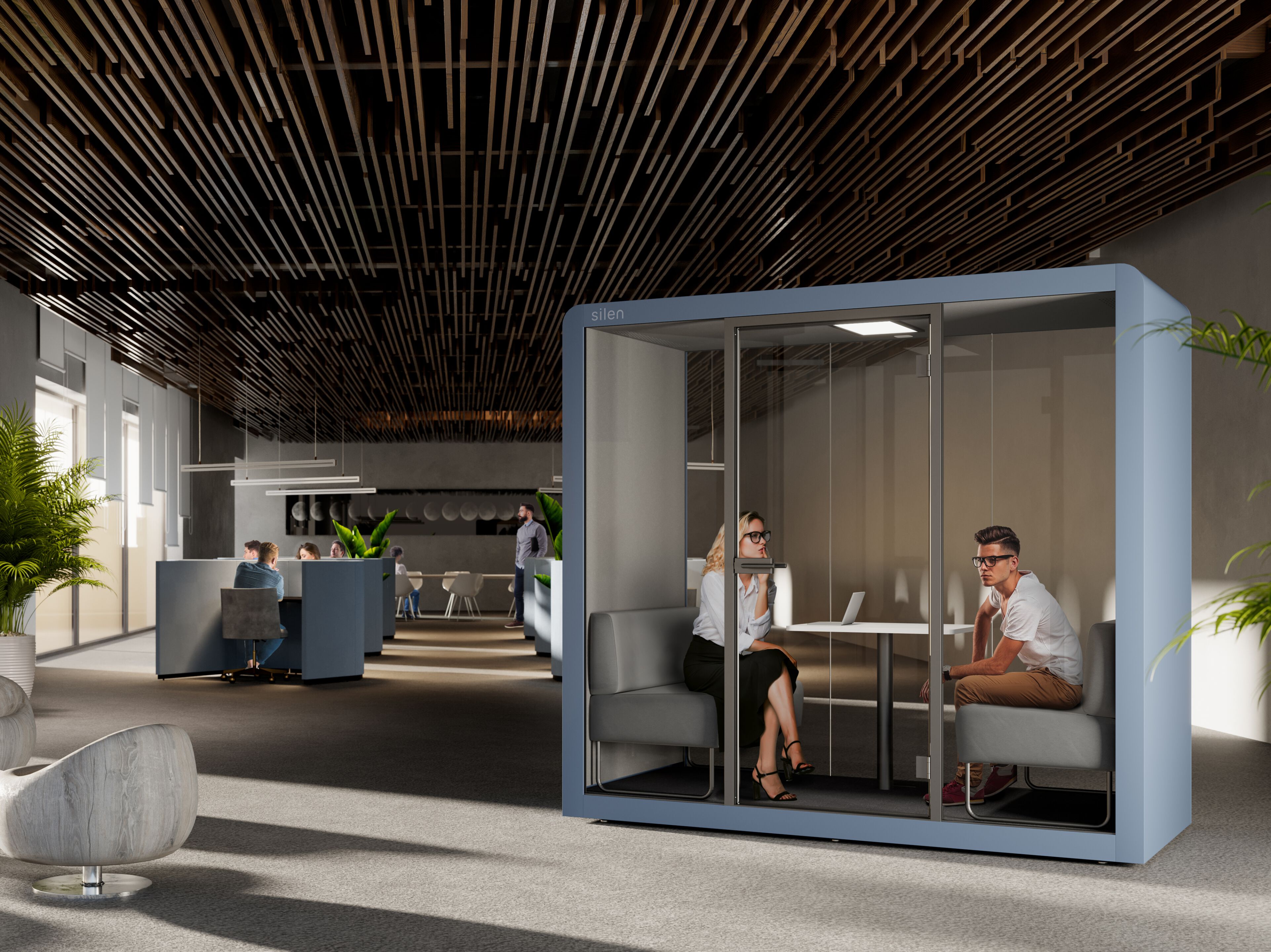 SILEN SPACE 2 Acoustic meeting pod By Silen