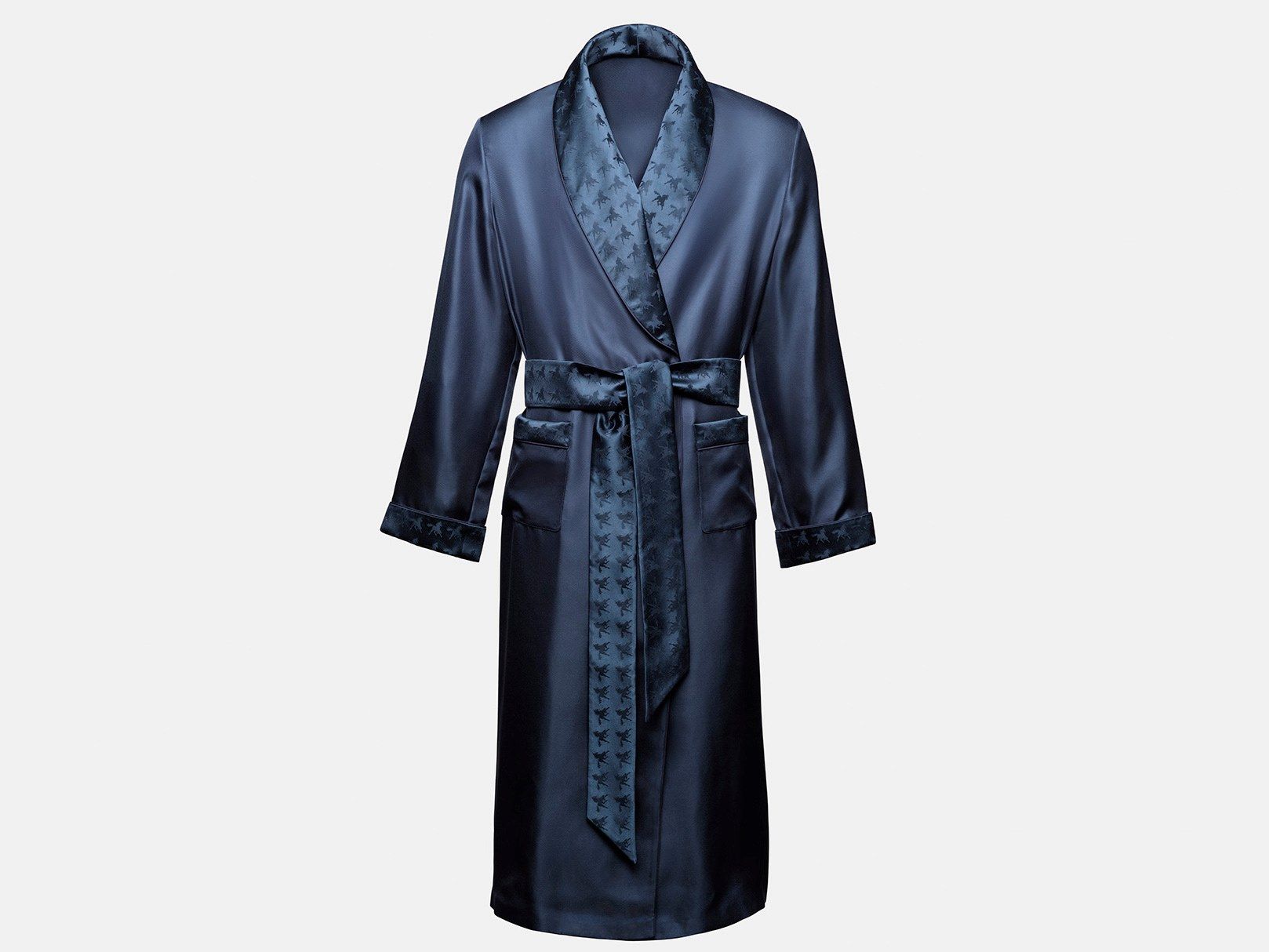 MONOGRAM | Robe Silk dressing gown By Hästens | design Ferris Rafauli
