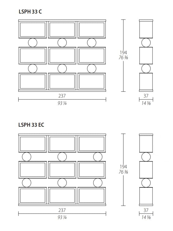 SPHERES Bookcase By Siwa Soft Style