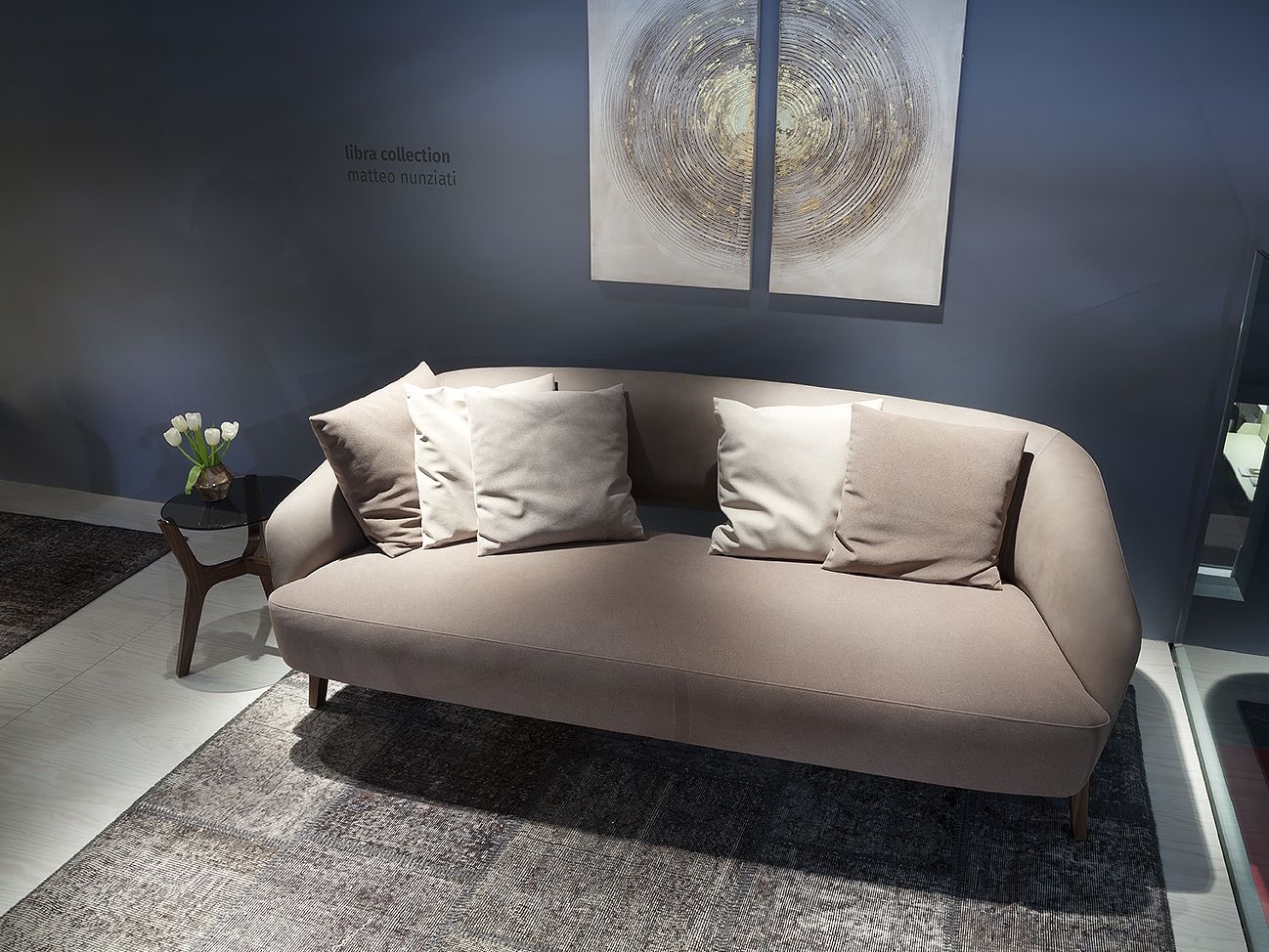 LIBRA 3 seater fabric sofa By Tonon | design Matteo Nunziati