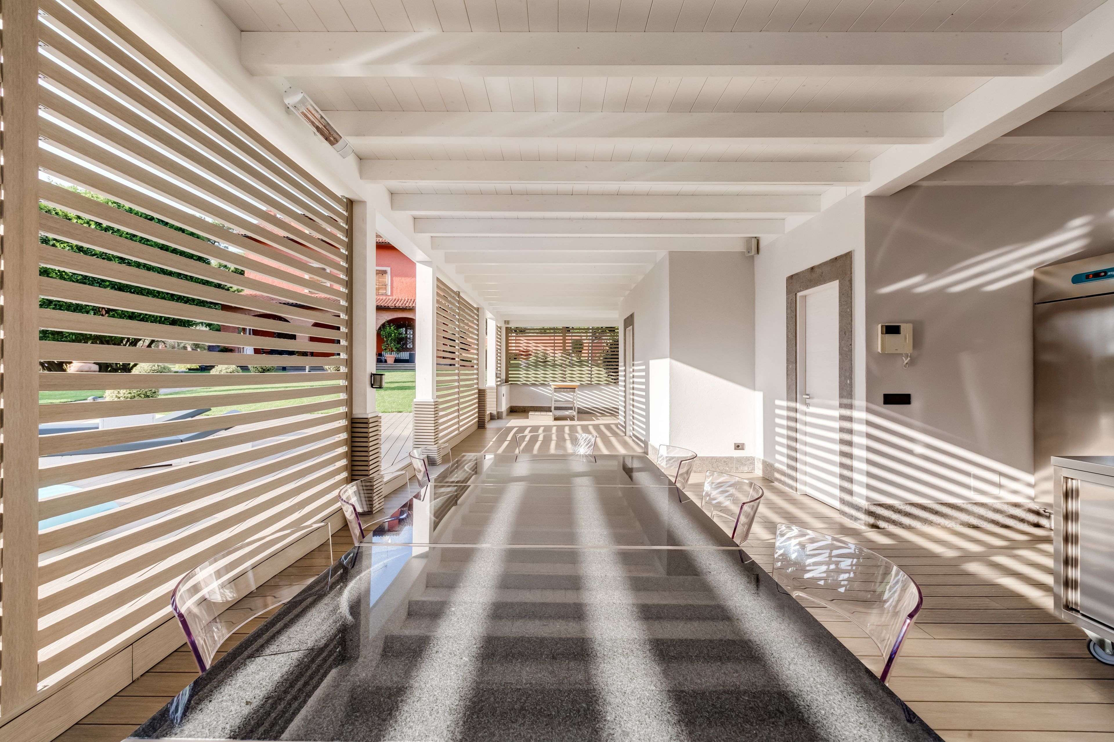 Solar shading Wooden solar shading By Déco