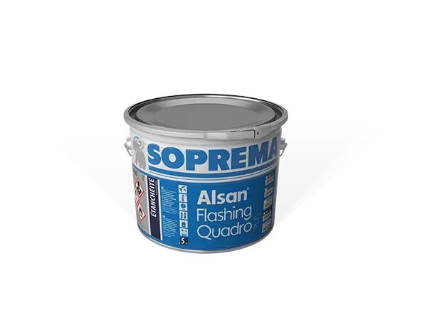 ALSAN FLASHING QUADRO Aditivo e resina para impermeabilização By Soprema