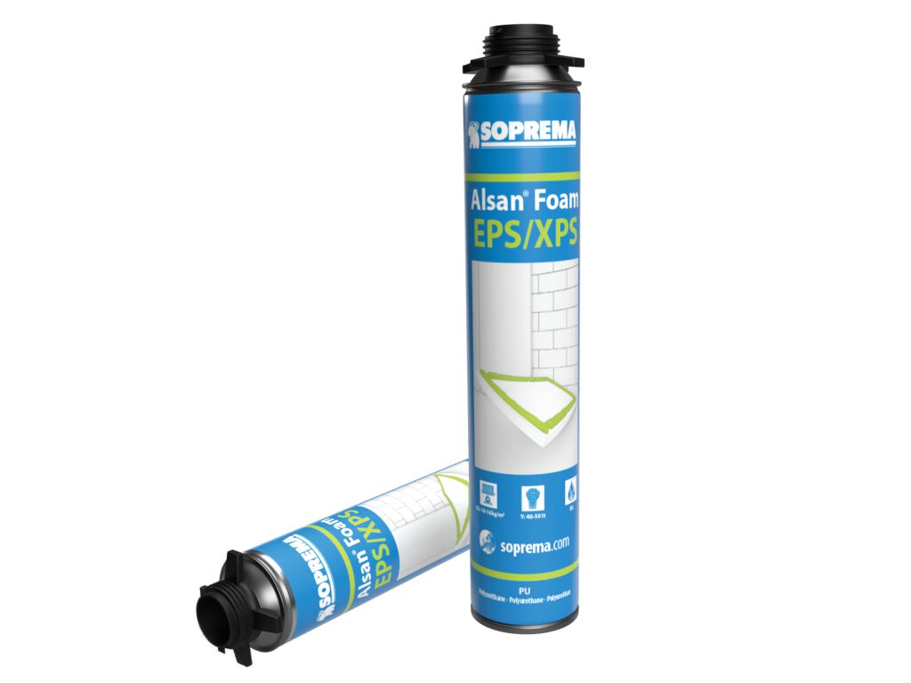Schiuma adesiva poliuretanica per pannelli e lastre ALSAN FOAM EPS/XPS ...
