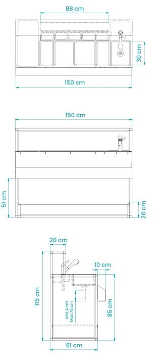 TITANO 150 吧台 By Station Deus®