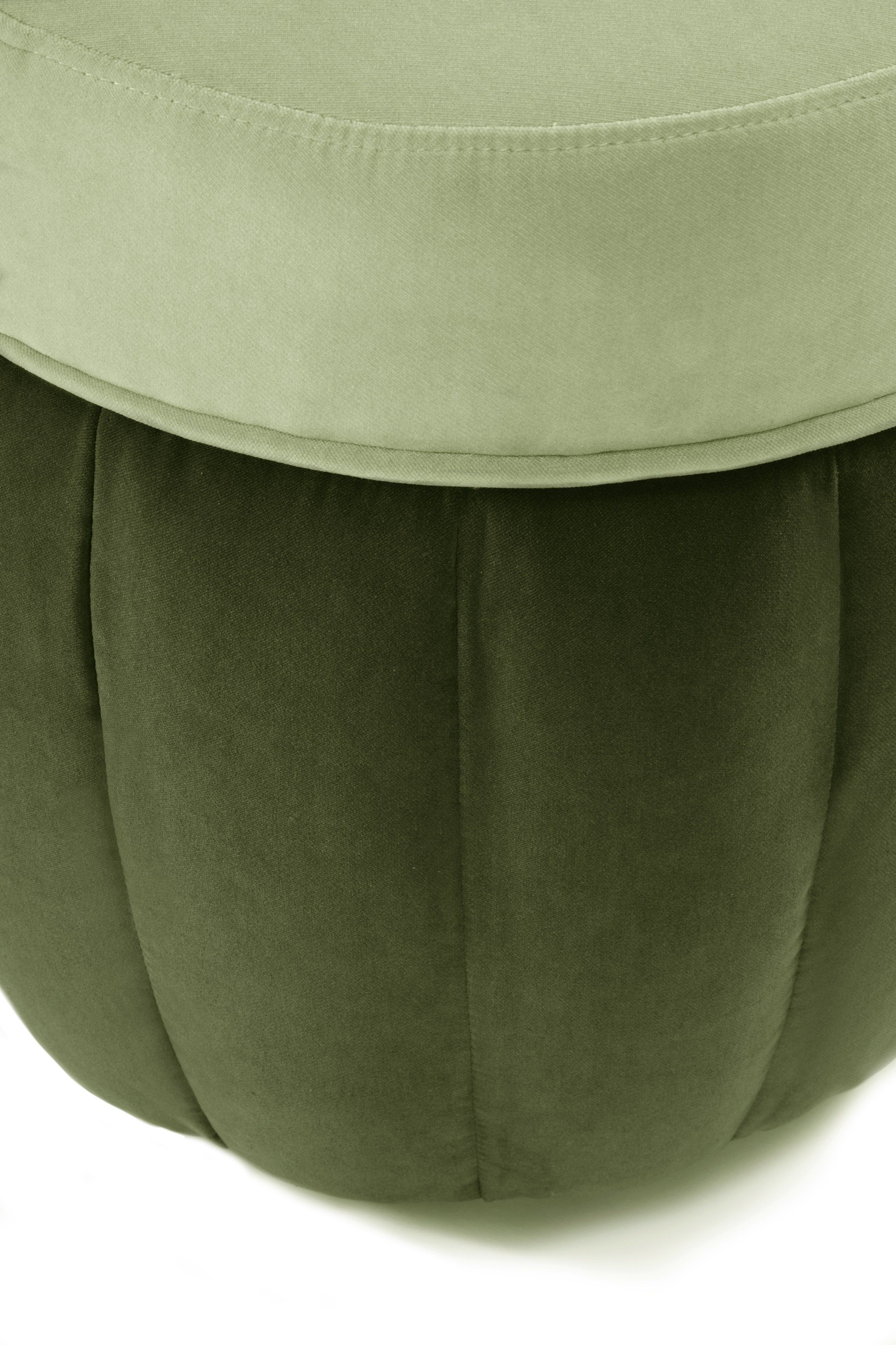 Round fabric pouf Stella stool By Mambo Unlimited Ideas