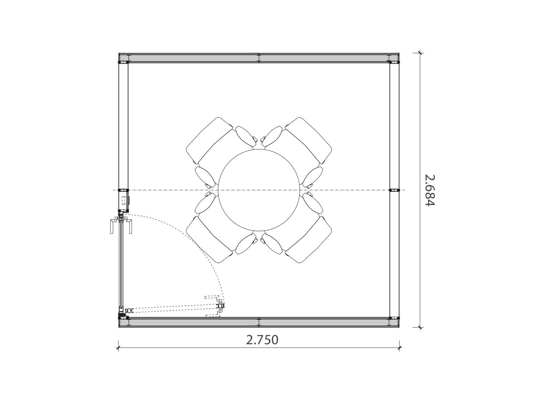 KUBUS II TEAM/MEATING Cabine de bureau By Strähle Raum-Systeme