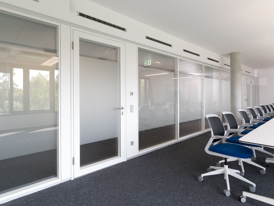 SYSTEM 2000 GLASS WALL Cloison amovible By Strähle Raum-Systeme