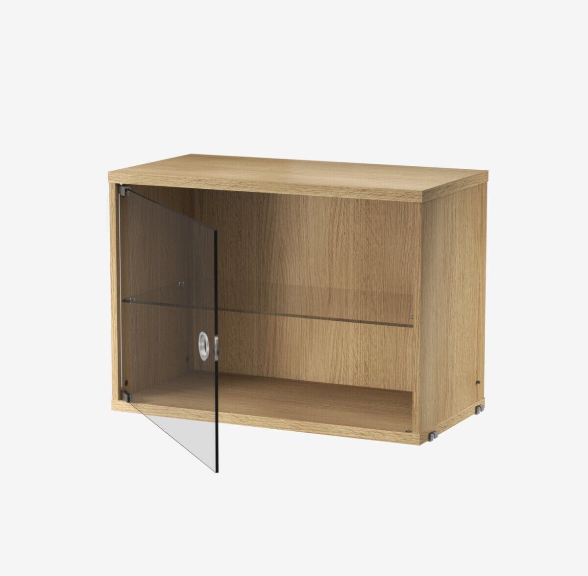 STRING® SYSTEM CABINET WITH SWING GLASS DOORS Wall cabinet By String ...