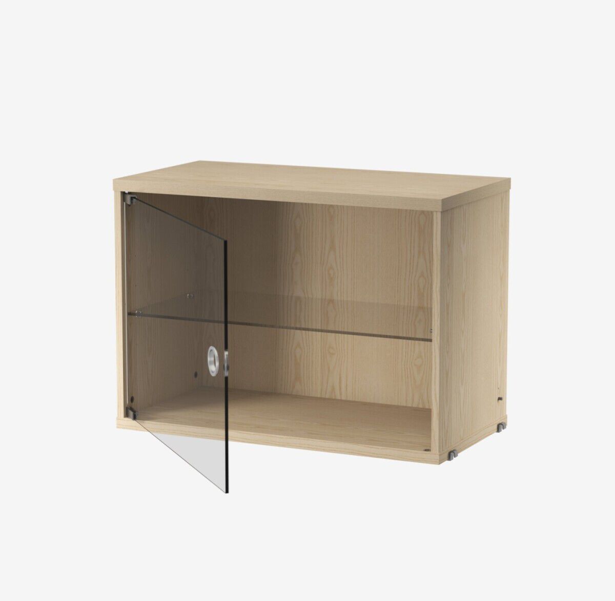 STRING® SYSTEM CABINET WITH SWING GLASS DOORS Wall cabinet By String ...