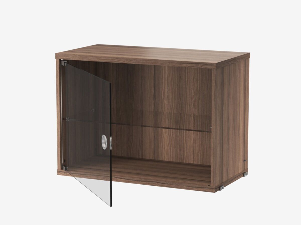 STRING® SYSTEM CABINET WITH SWING GLASS DOORS Wall cabinet By String ...