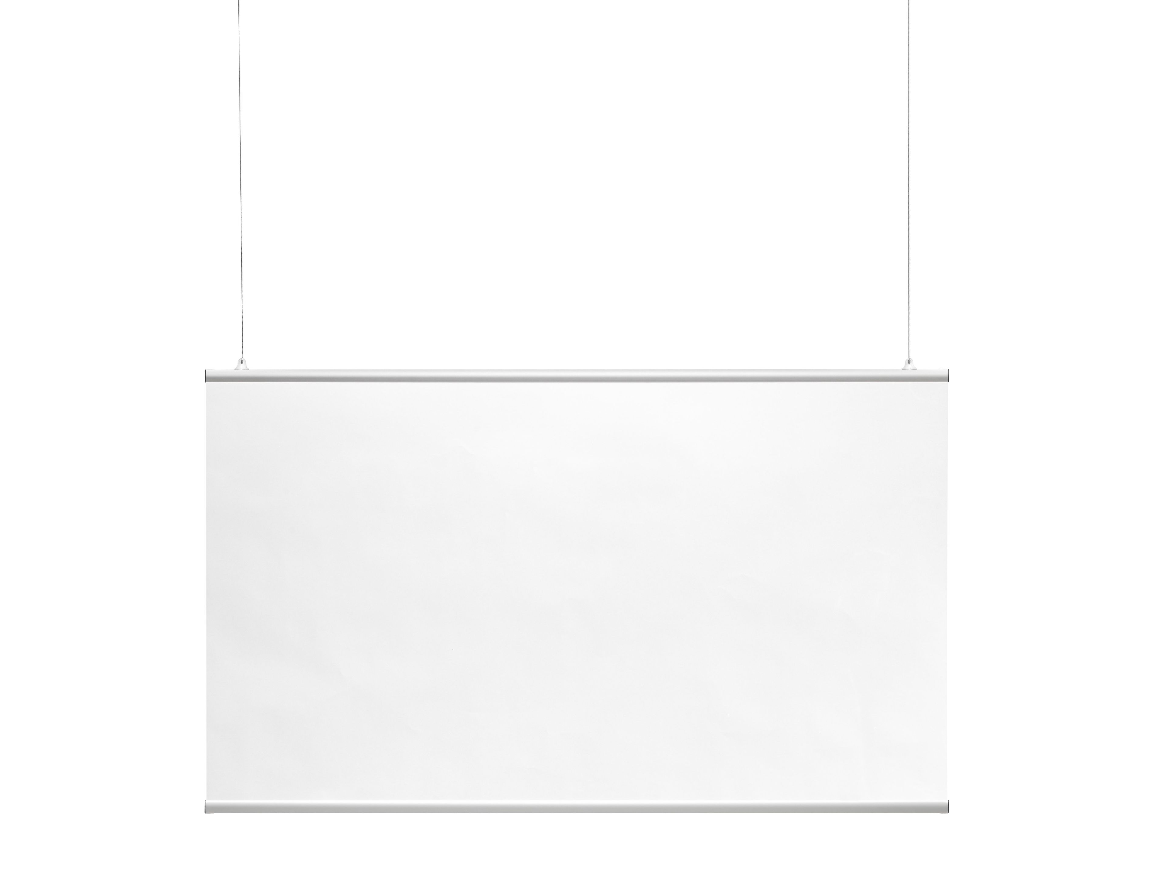 Suspended overhead screen Suspended protective barrier By Made Design