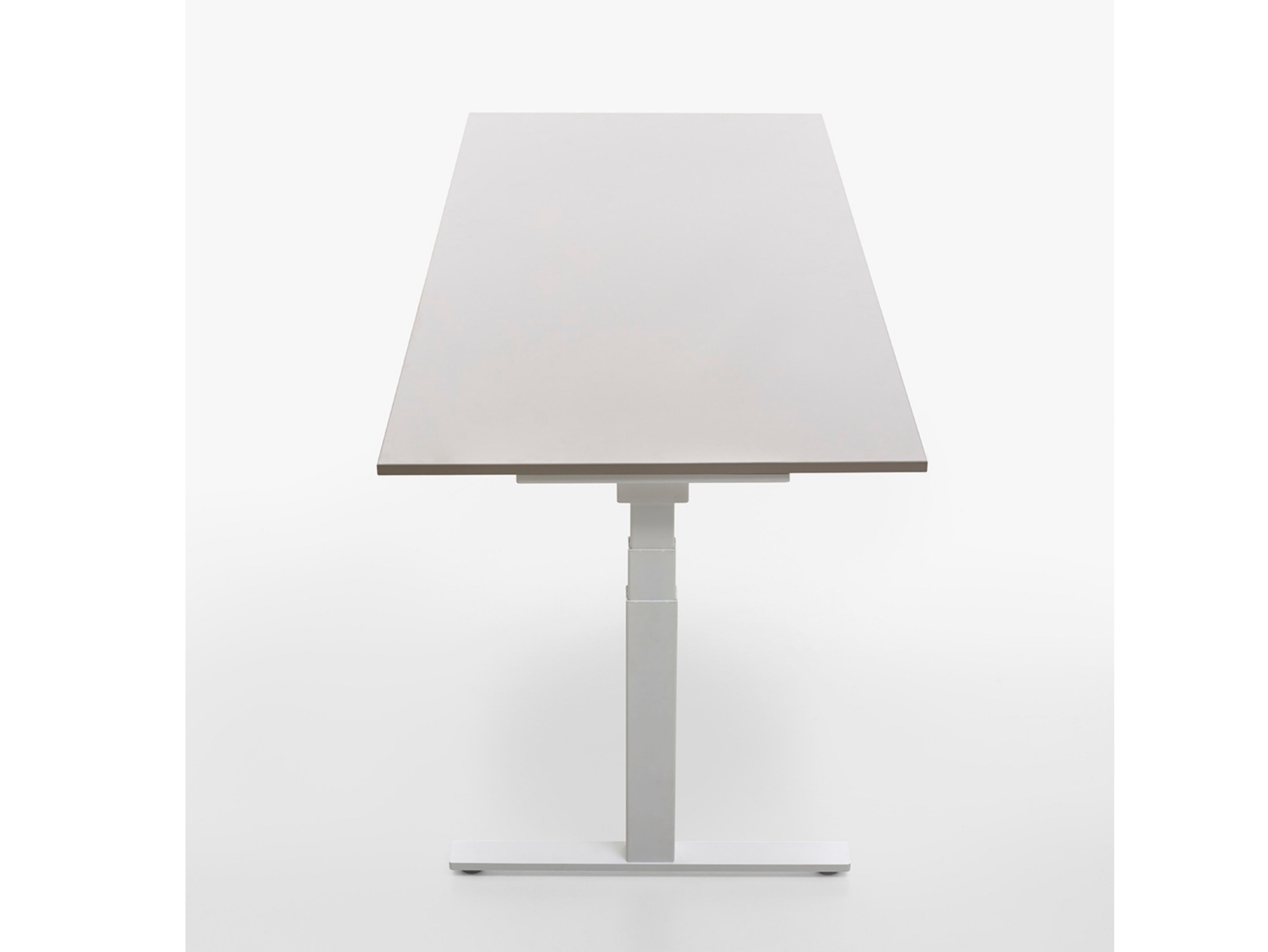 T-LEG Height-adjustable rectangular office desk By Manerba | design ...