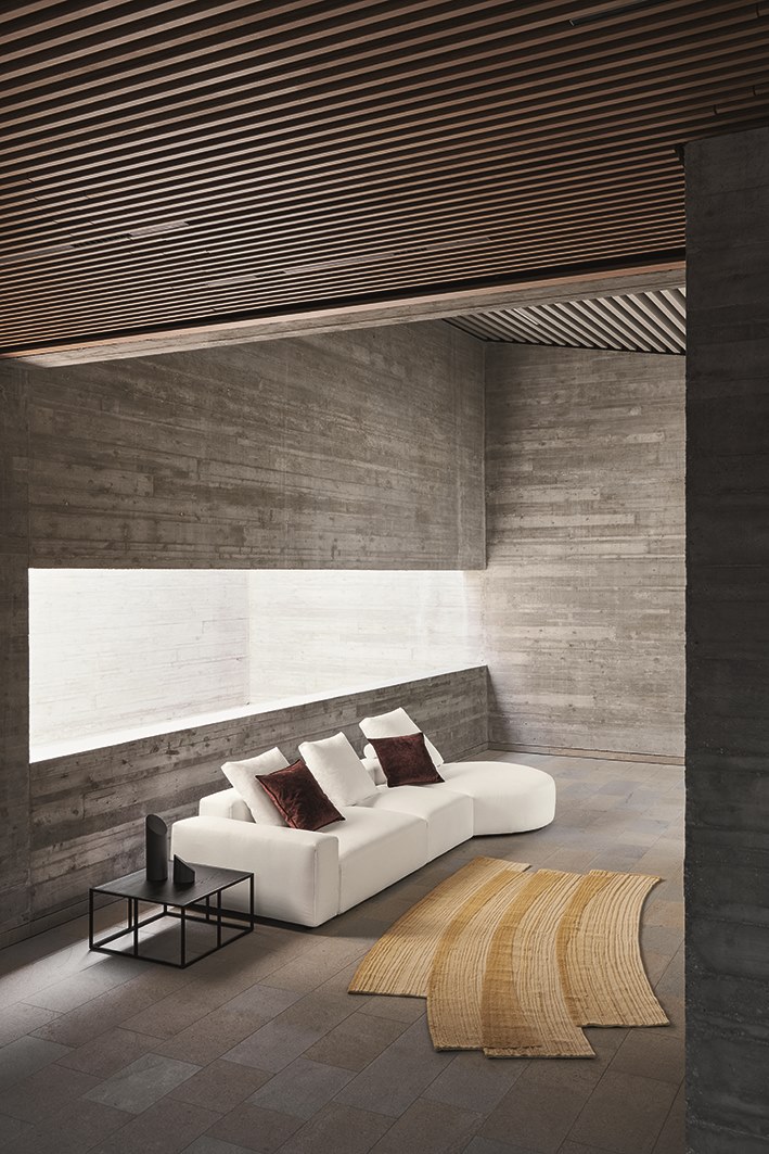 T-PAD Sectional fabric sofa By Twils | design Matteo Ragni