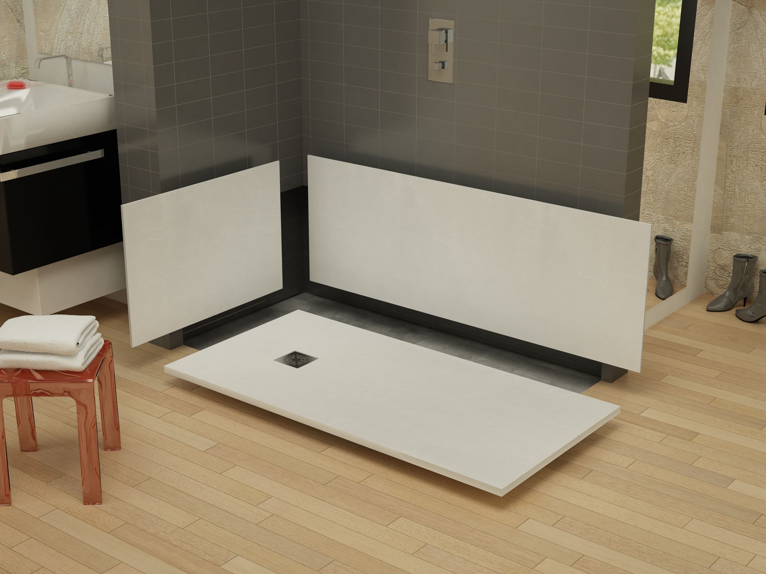 T-STONE shower tray By EVER Life Design