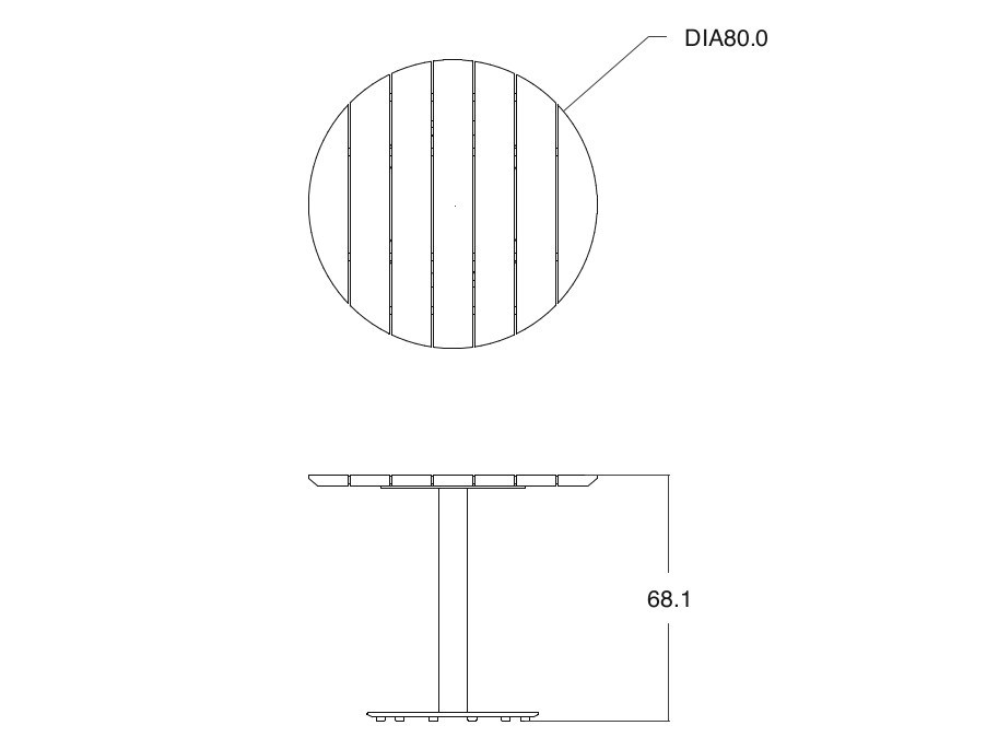 T-TABLE | Round table By TRIBÙ design Merckx+Maes