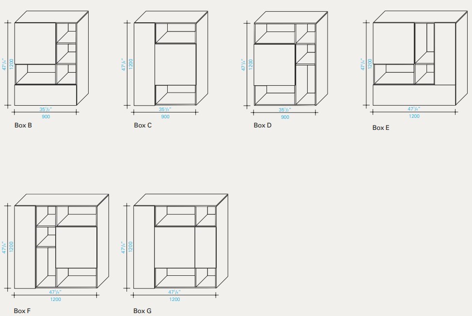 T030 | Highboard By Lema design Piero Lissoni