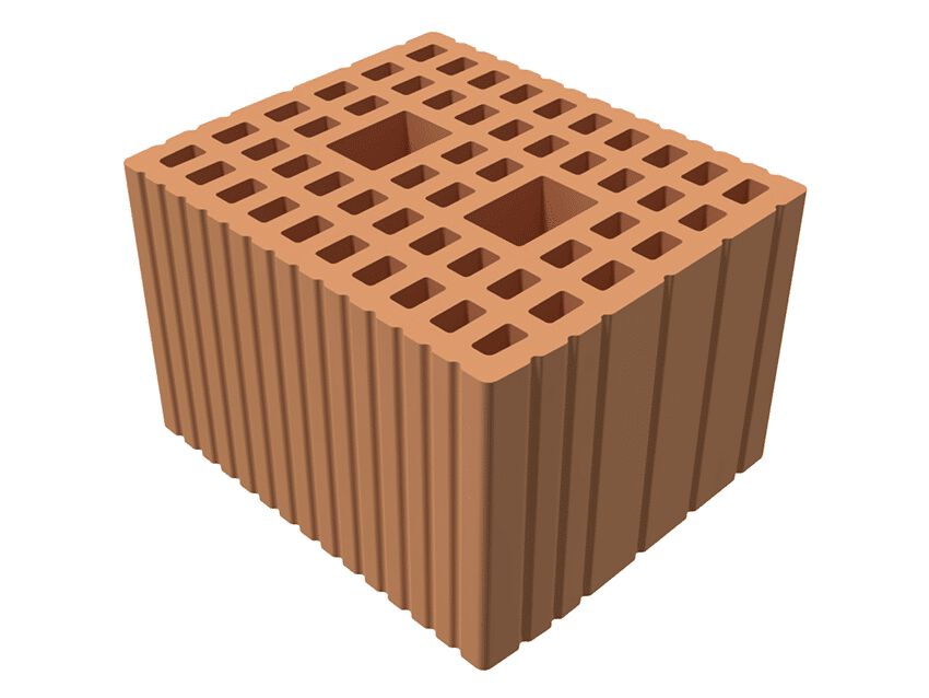 MODULAR ACOUSTIC BLOCK Clay block for internal partition By T2D