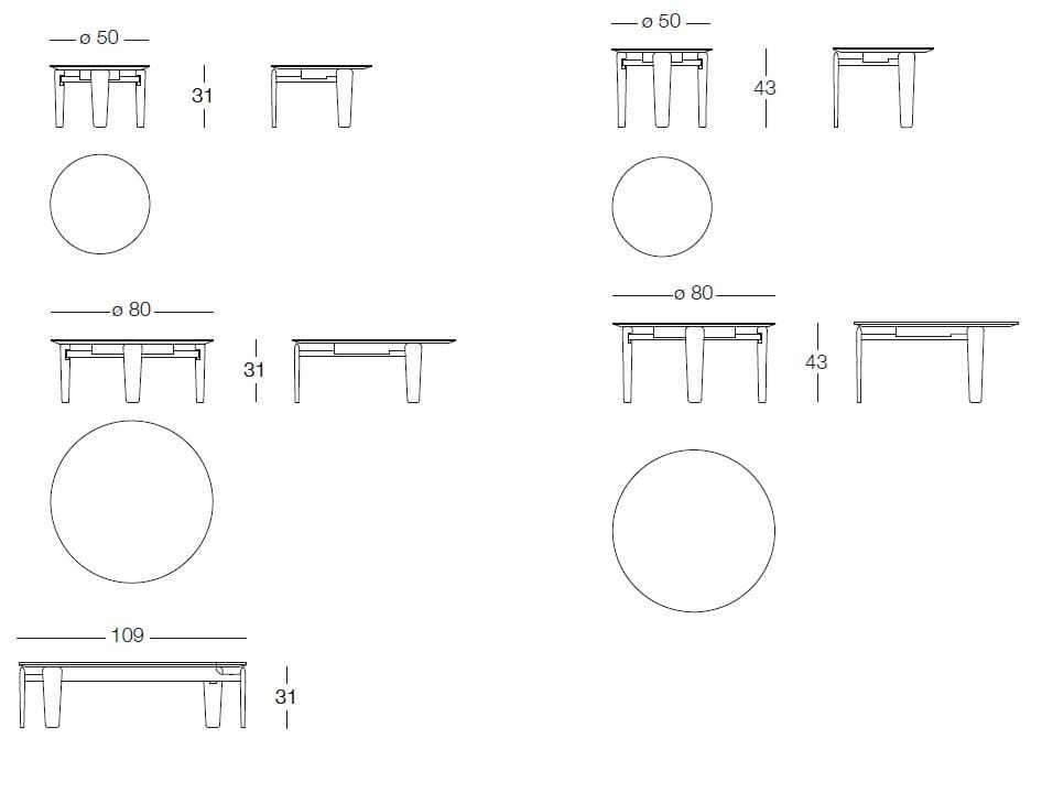 Low round marble coffee table TABLET By arflex design Claesson Koivisto ...