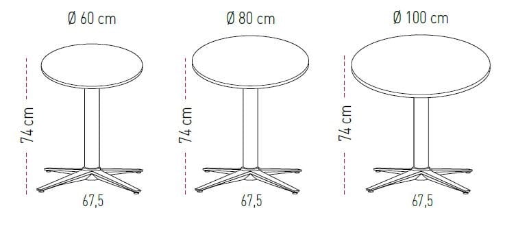 TABULA TAR-20 | Round table By ACTIU
