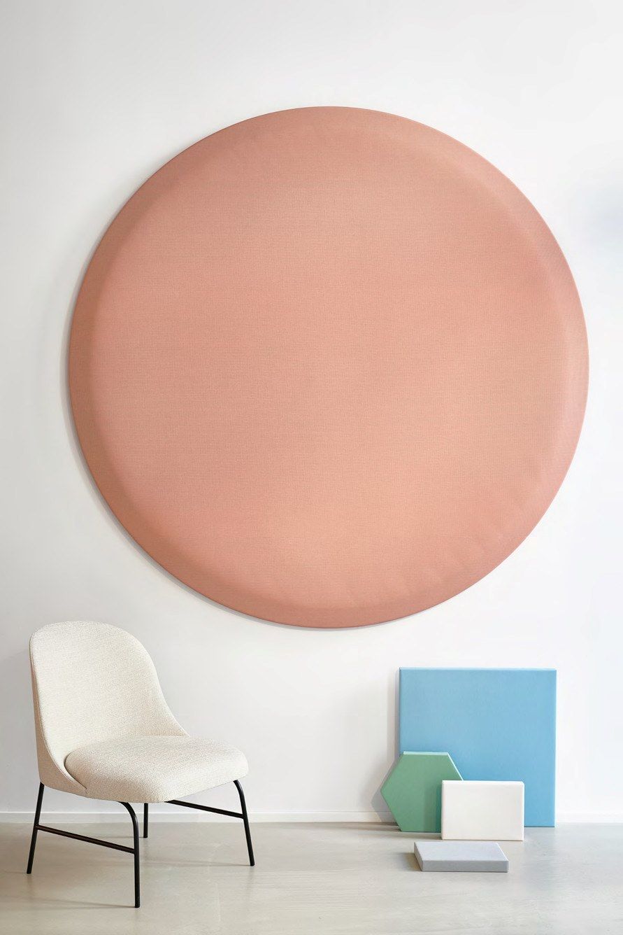 LESSEN TACET Woven vinyl Acoustic wall panel By VERTISOL INTERNACIONAL