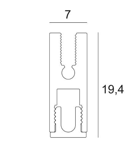 TAGLINE LEDLINE linear lighting profile By Delta Light