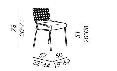 TAI Fabric and leather chair By Meridiani | design Andrea Parisio