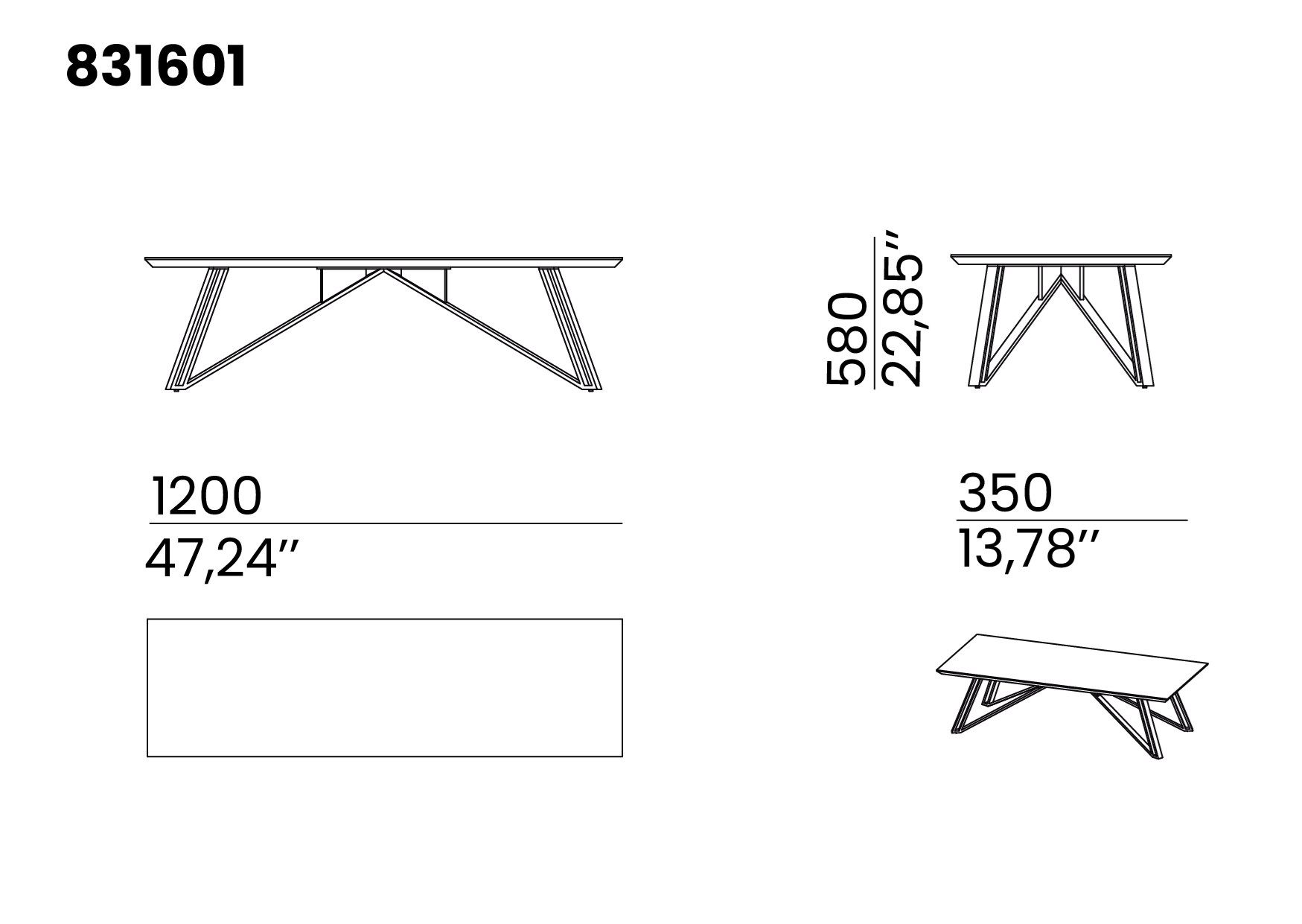 TAIGA | Coffee table By animovel design Christophe Lecomte