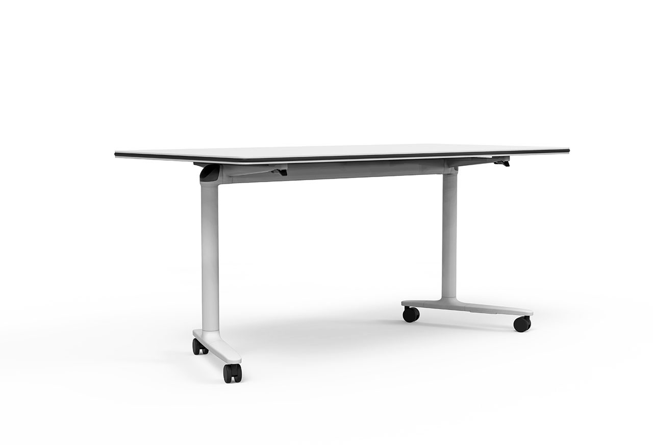 TALENT Escritorio de oficina ajustable en altura plegable By ACTIU ...
