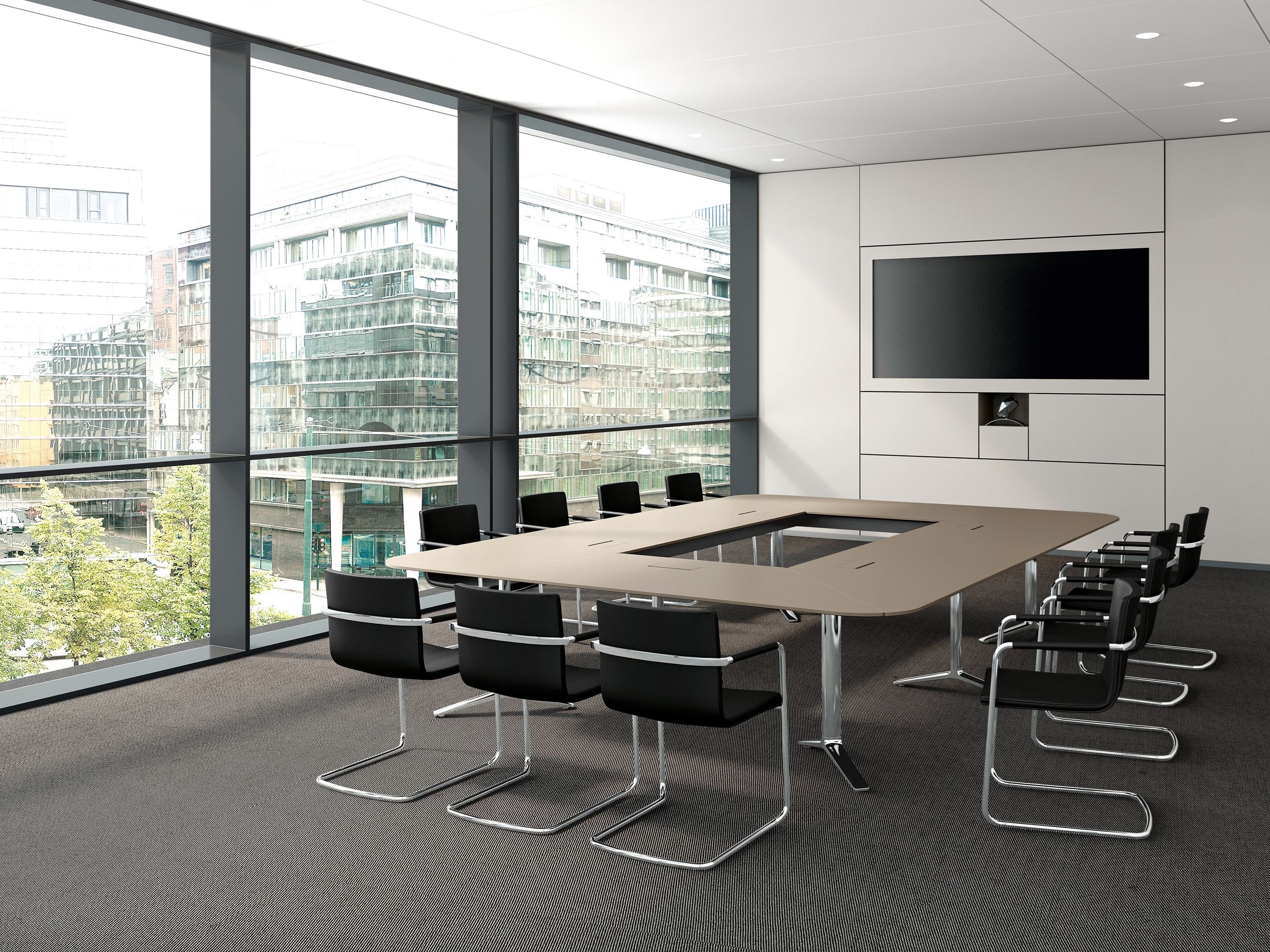 TALK Wooden meeting table By RENZ | design Jehs+Laub