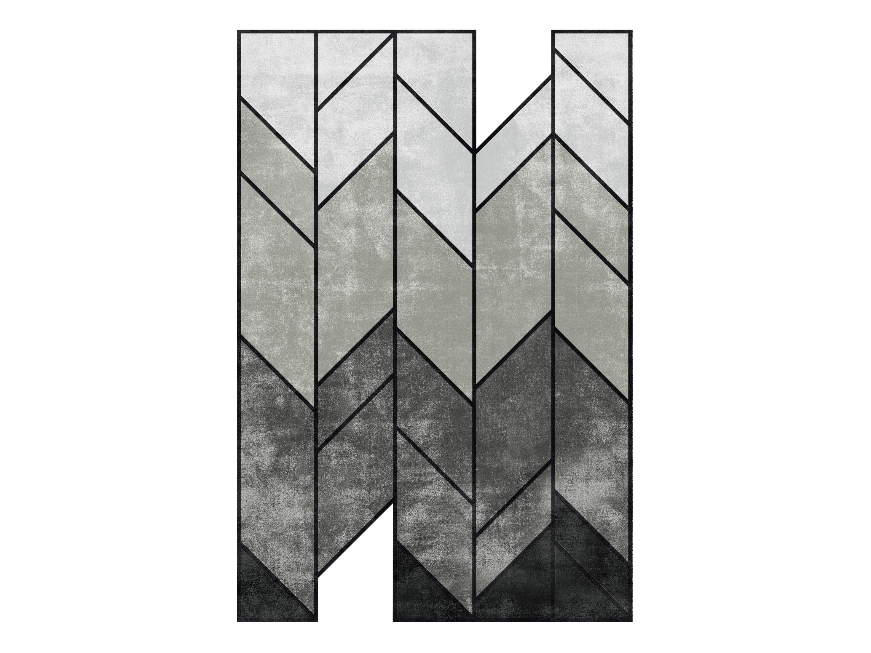 Hand-tufted rug TANGRAM ARDESIA Tangram Collection By Sirecom Tappeti ...