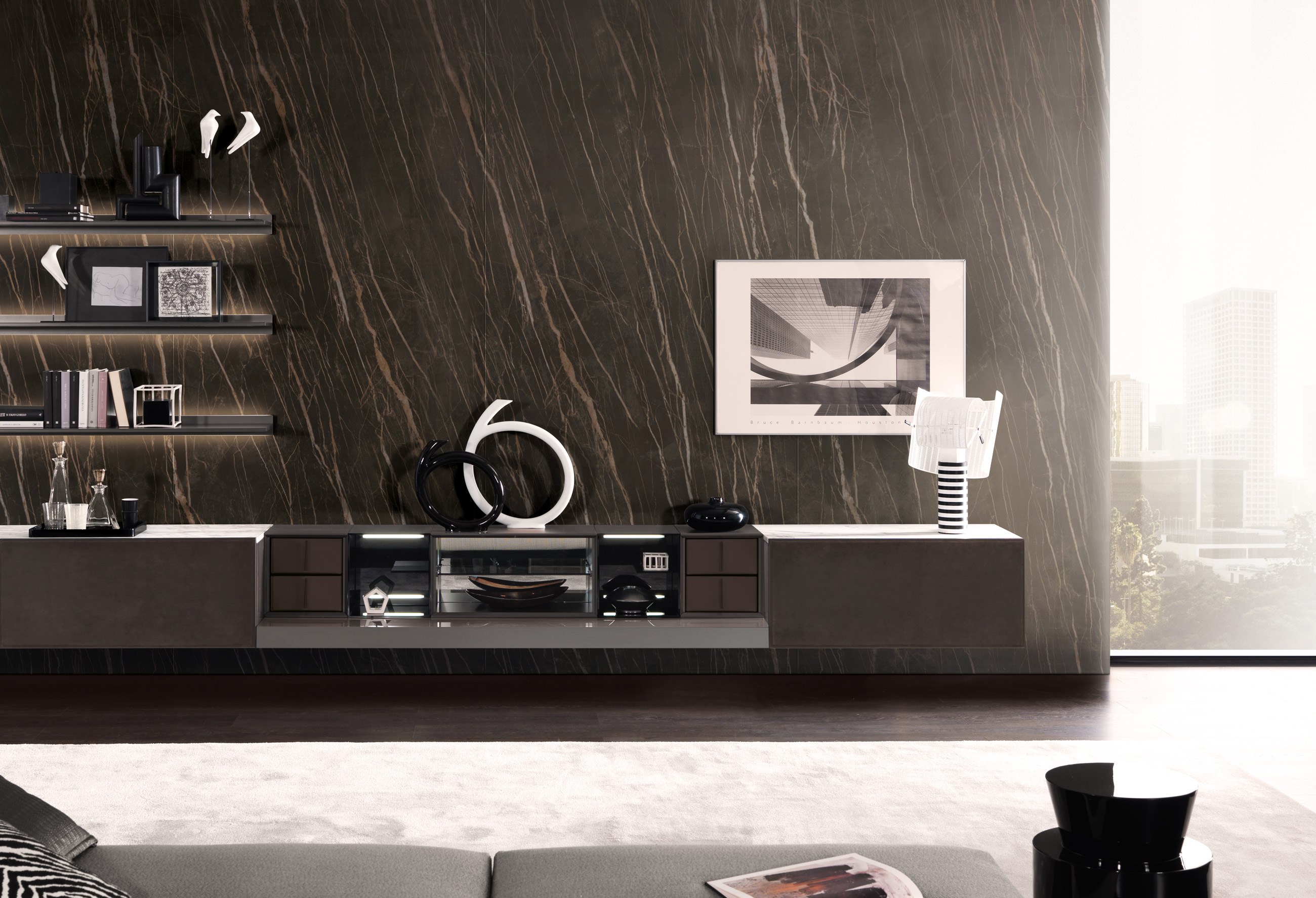 TAO DAY | Wall-mounted storage wall Sectional wall-mounted storage wall ...
