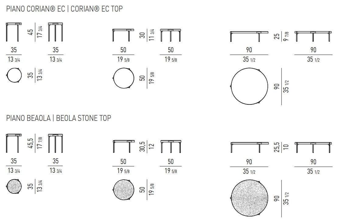 TAPE CORD OUTDOOR | 茶几 By Minotti 设计师Nendo