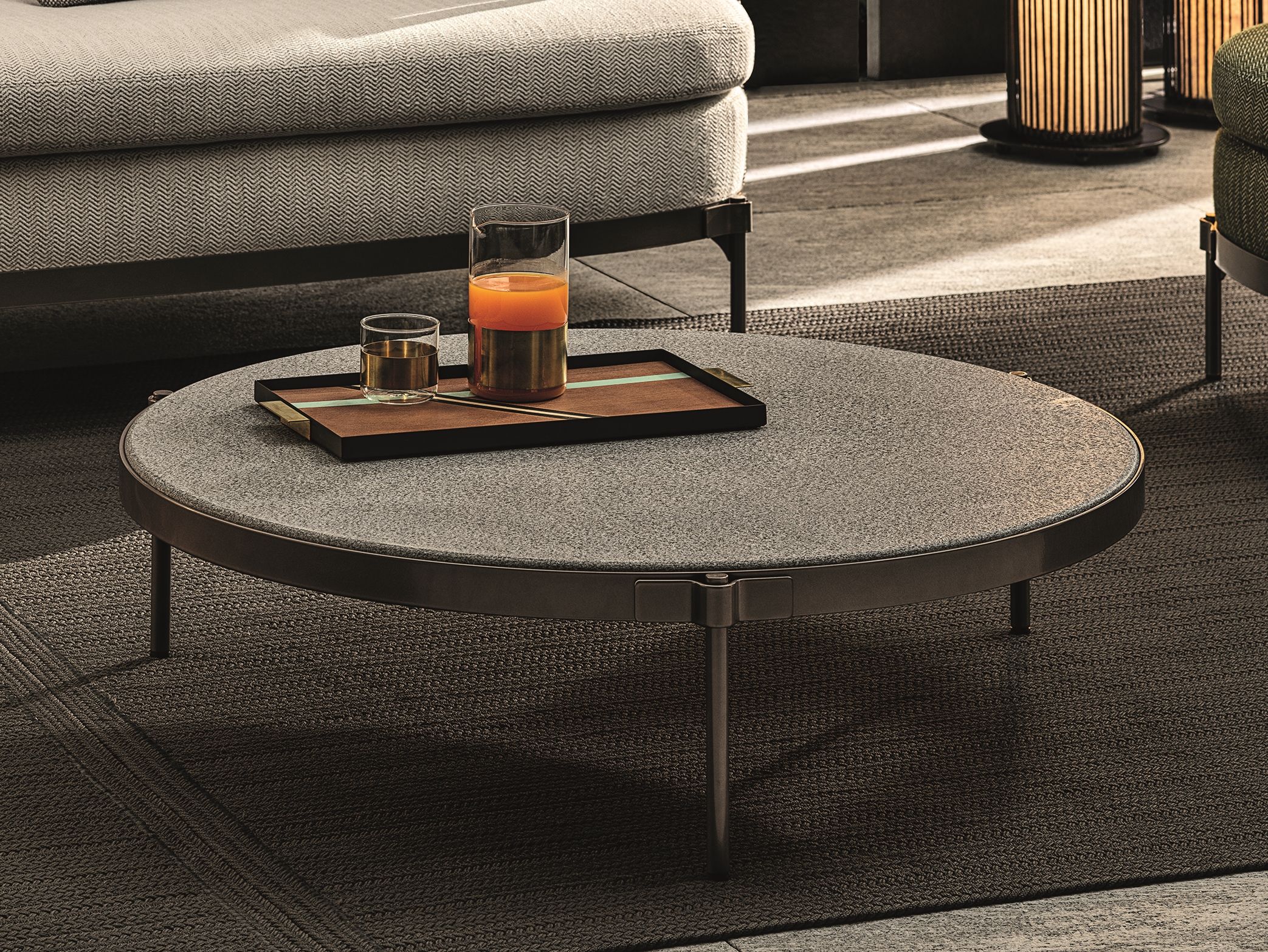 TAPE CORD OUTDOOR | Coffee table By Minotti design Nendo